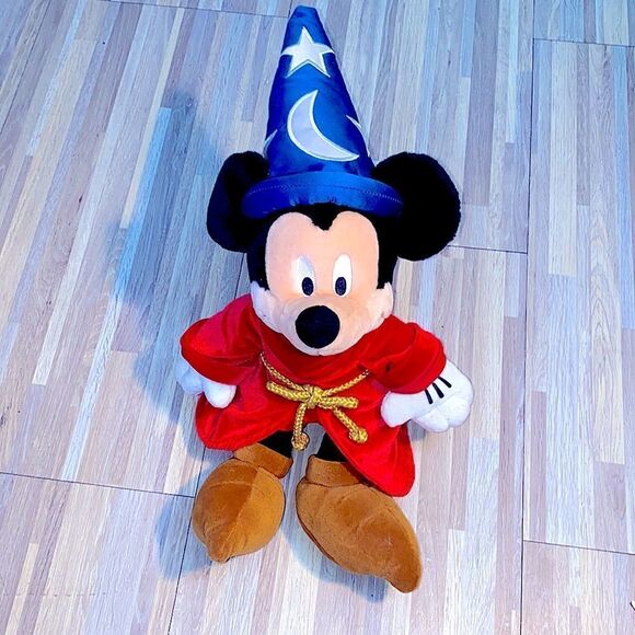 Disney | Toys | Disney Fantasia Sorcerer Mickey Mouse Plush Fantasia ...